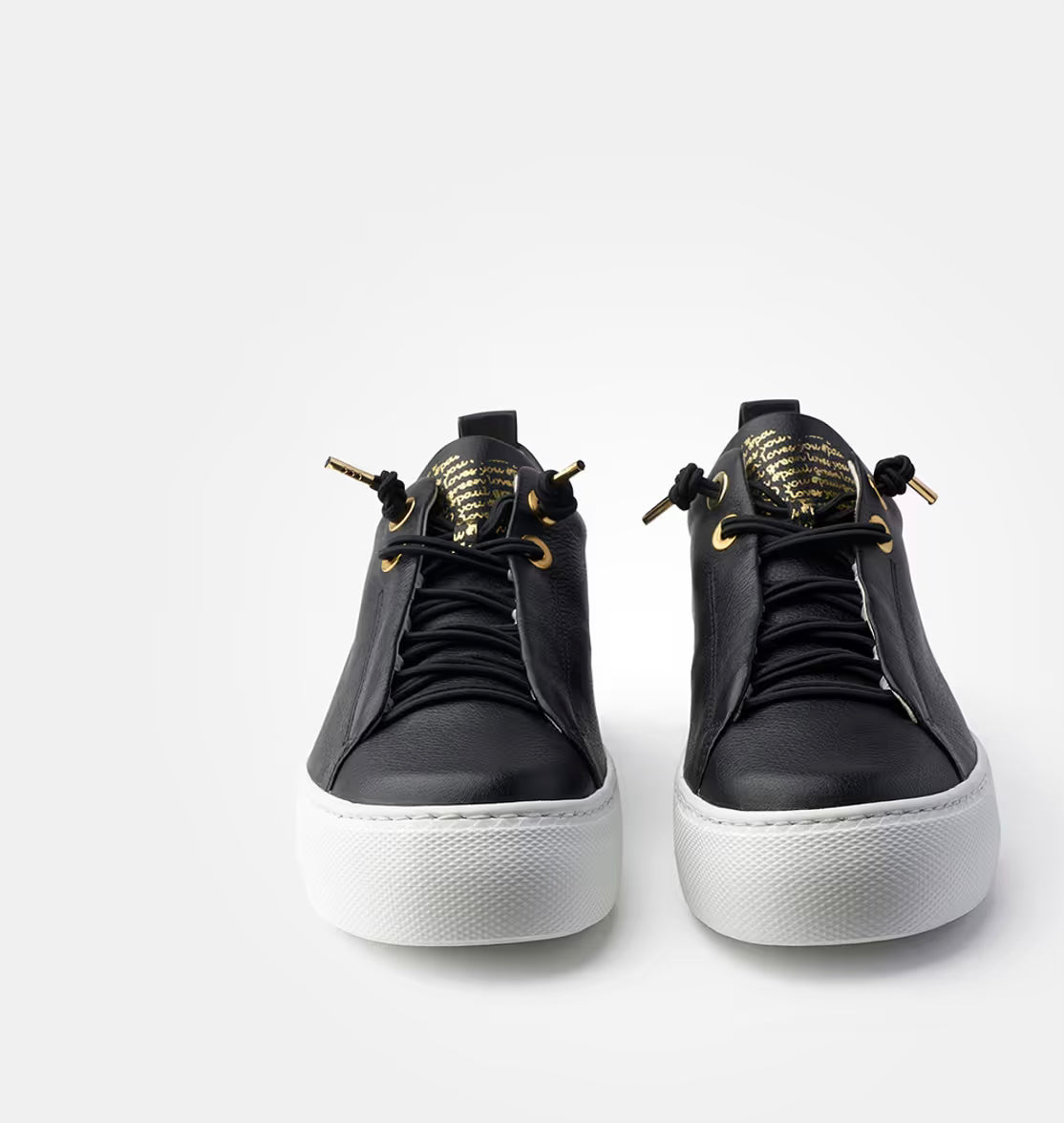Paul Green F30 Black Gold Sneakers – Nyles & Rafe
